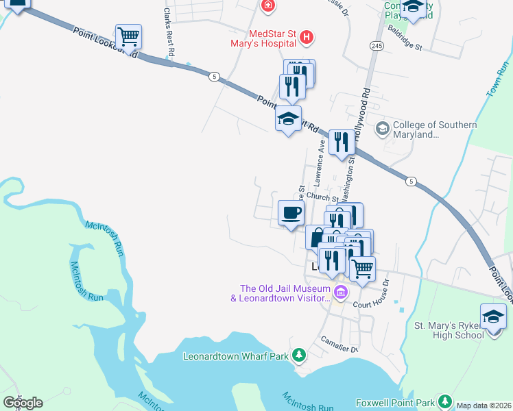 41474 Connelly Street, Leonardtown MD - Walk Score