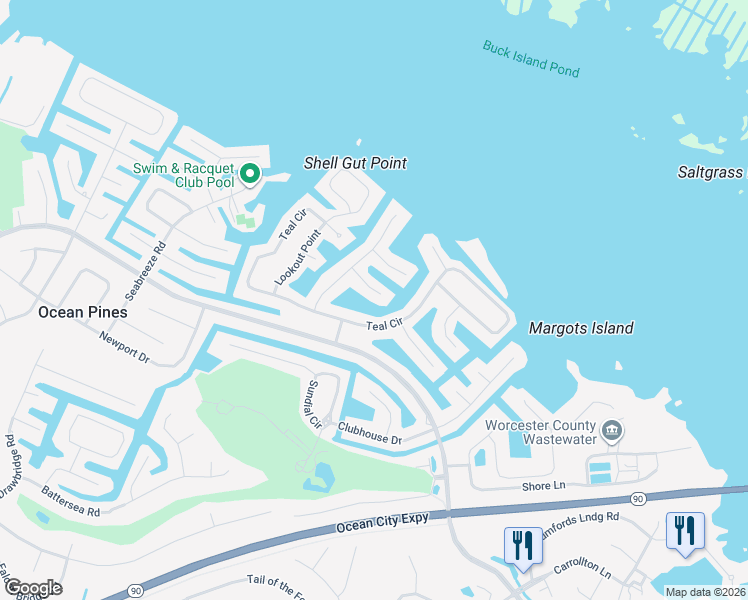 14 Beach Court, Ocean Pines MD - Walk Score