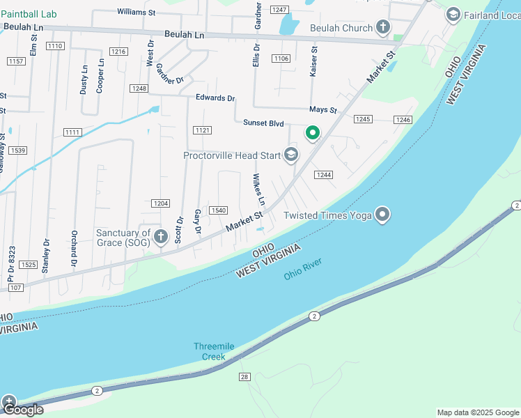 9267 County Road 107, Proctorville OH - Walk Score