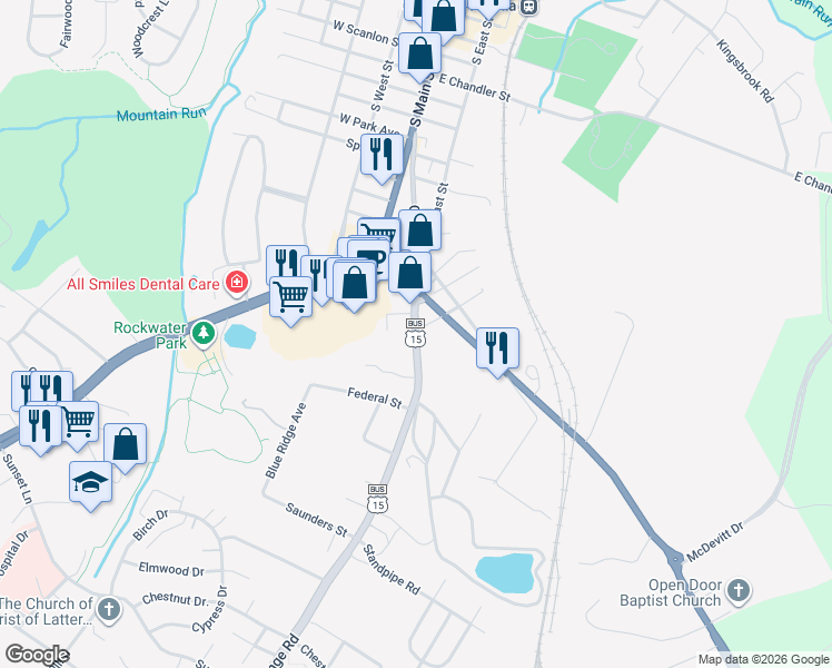 1405 Orange Road, Culpeper VA - Walk Score