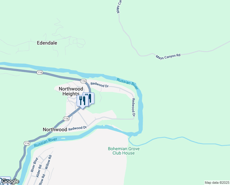 11051 Golf Court, Monte Rio CA - Walk Score