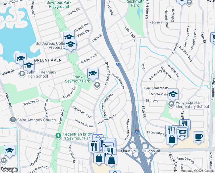 6825 Greenhaven Drive, Sacramento CA - Walk Score