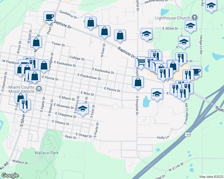 East Peoria Street, Paola KS - Walk Score