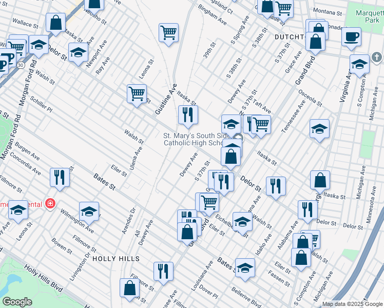 5015 Dewey Avenue, St. Louis MO - Walk Score