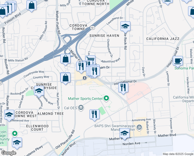 3437 Mather Field Road, Rancho Cordova CA - Walk Score