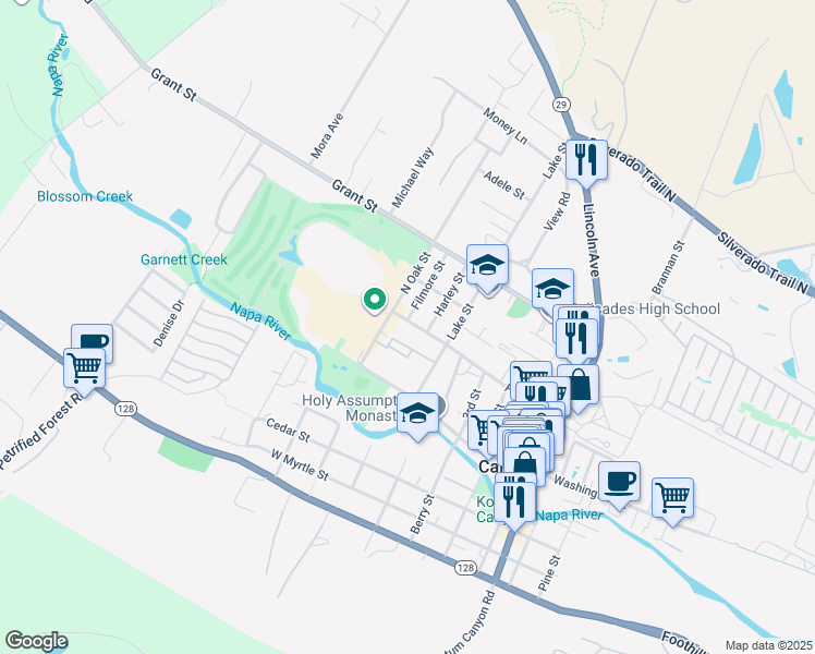 1813 Fair Way, Calistoga CA - Walk Score