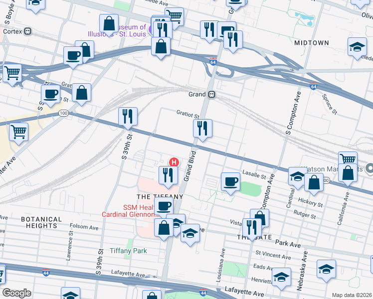 1001 South Grand Boulevard, St. Louis MO - Walk Score