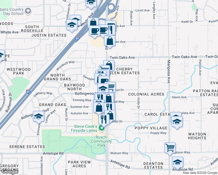 8190 Auburn Boulevard, Citrus Heights CA - Walk Score