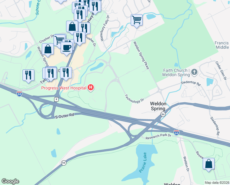 1 Progress Point Parkway, O'Fallon MO - Walk Score
