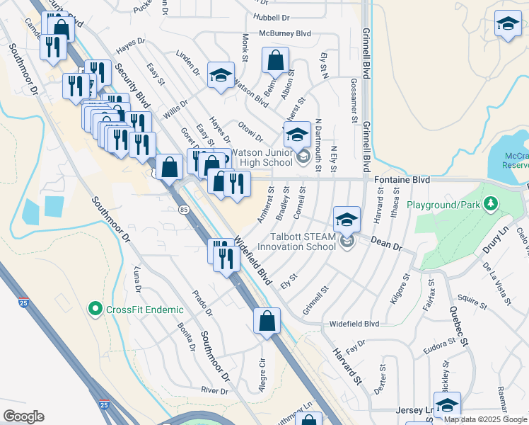 Amherst Street, Security-Widefield CO - Walk Score