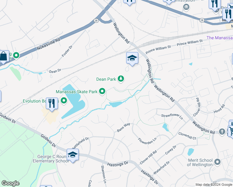 9501 Dean Park Lane, Manassas VA - Walk Score