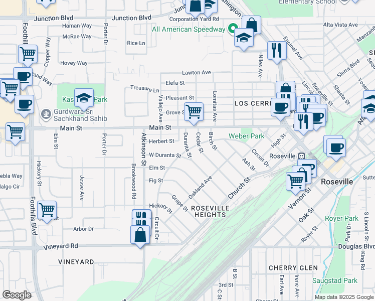 Circuit Drive, Roseville CA - Walk Score
