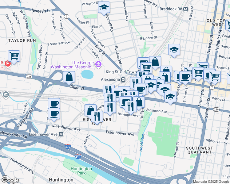 Duke Street Underpass, Alexandria VA - Walk Score