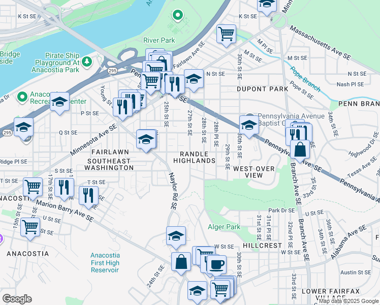 R Street Southeast & 27th Street Southeast, Washington, DC DC - Walk Score