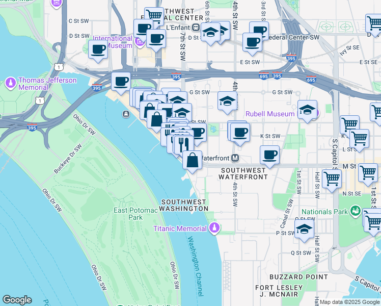 1000 Water Street Southwest, Washington D.C. DC - Walk Score