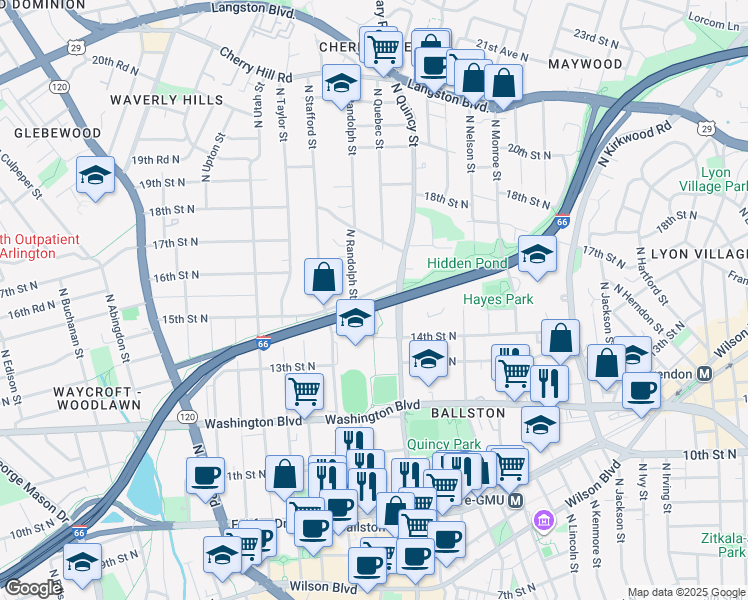 Custis Trail, Arlington VA - Walk Score
