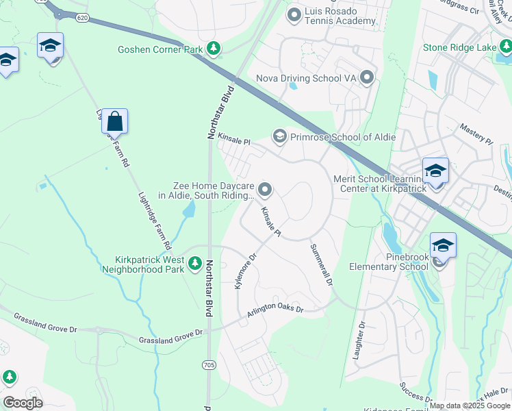 25396 Jubilant Drive, Stone Ridge VA - Walk Score