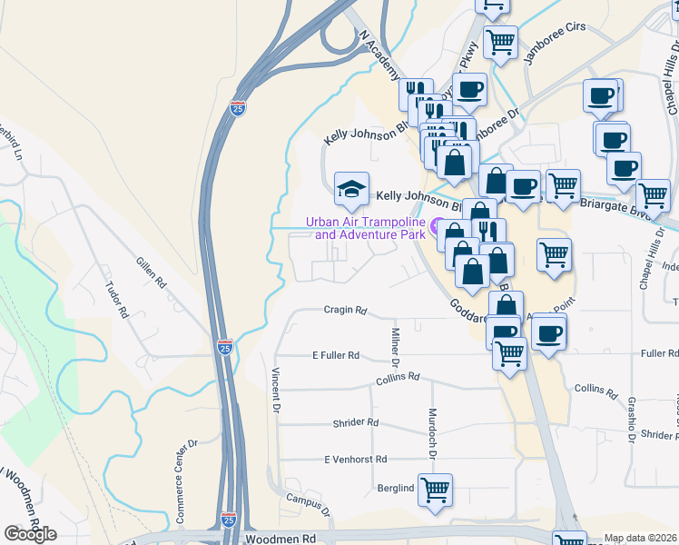 7675 Kaleb Grove, Colorado Springs CO - Walk Score