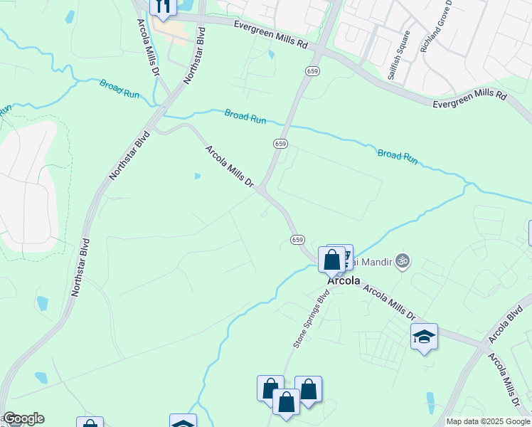 24505 Evergreen Mills Road, Arcola VA - Walk Score