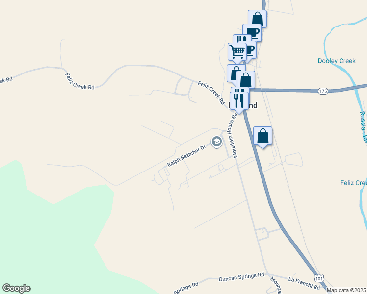 321 Macmillan Drive, Hopland CA - Walk Score