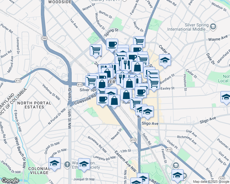 8404 Colesville Road, Silver Spring MD - Walk Score
