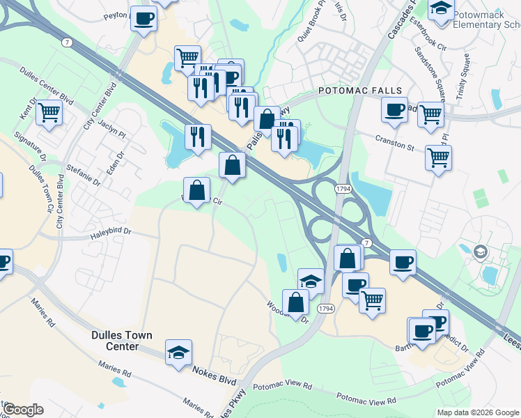 21495 Ridgetop Circle, Dulles Town Center VA - Walk Score
