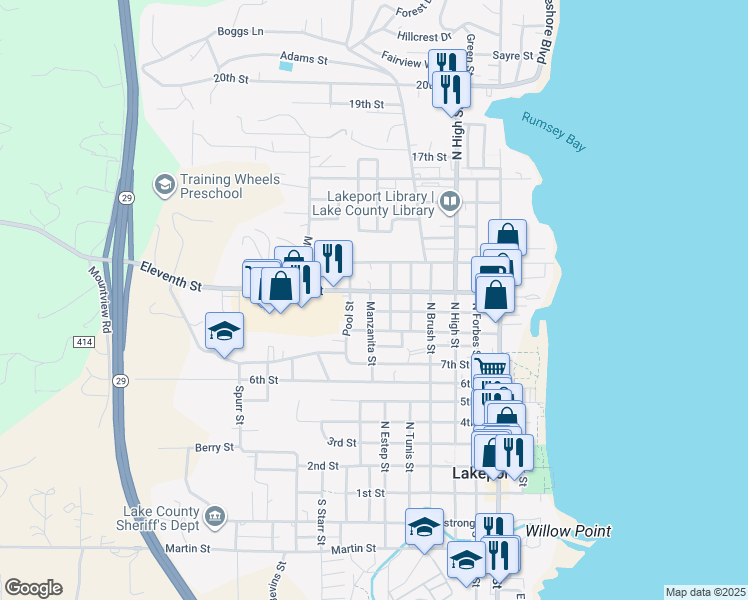 645 Eleventh Street, Lakeport CA - Walk Score