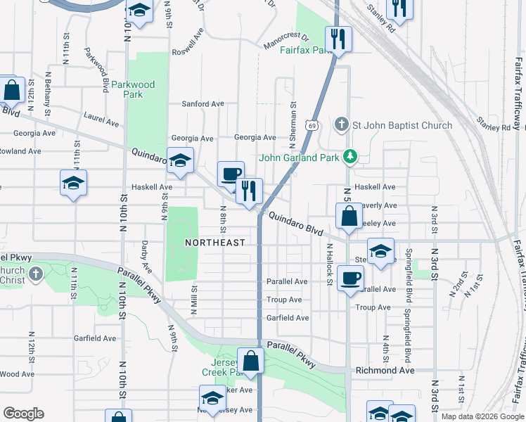 N 7th St Trfy & Quindaro Blvd, Kansas City KS - Walk Score