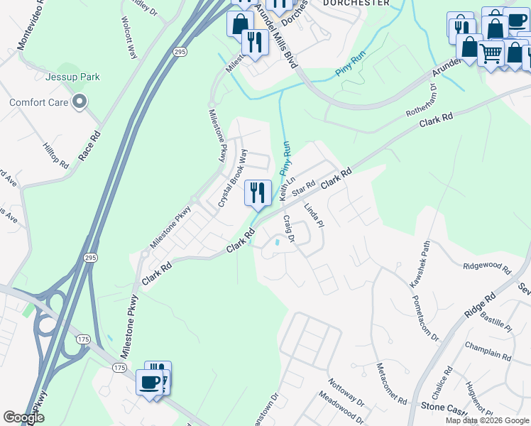 Jessup MD - Walk Score
