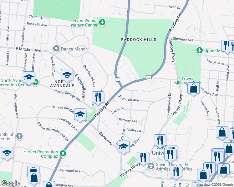 Reading Rd & Avondale Ave, Cincinnati OH - Walk Score