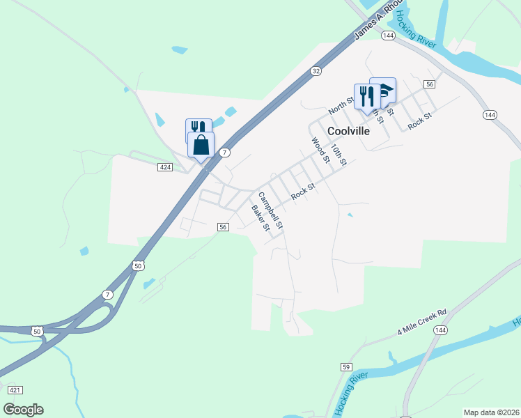 25940 Rock Street, Coolville OH - Walk Score