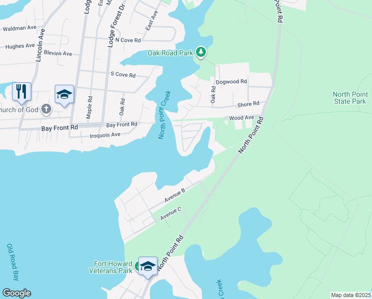 4309 Shore Road, Edgemere MD - Walk Score