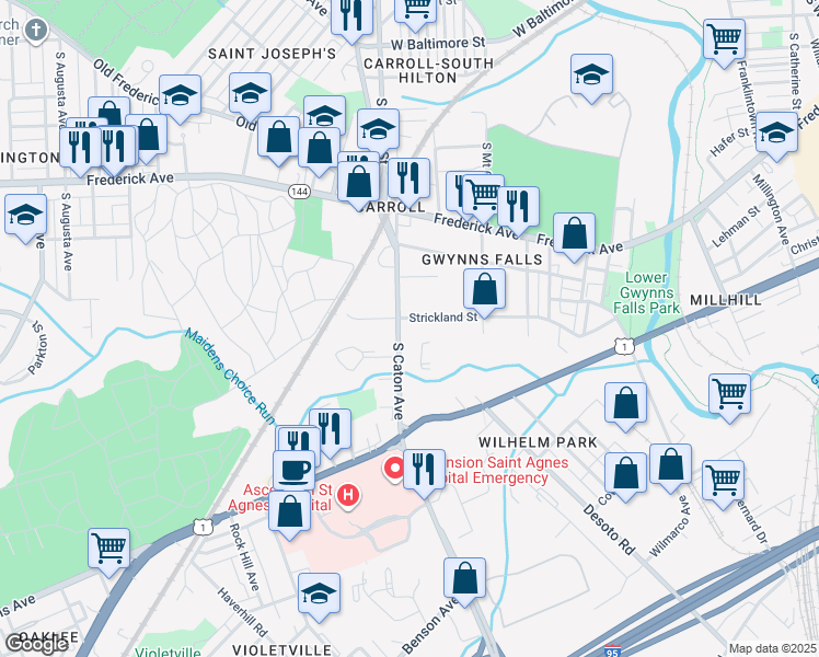605 South Caton Avenue, Baltimore MD - Walk Score