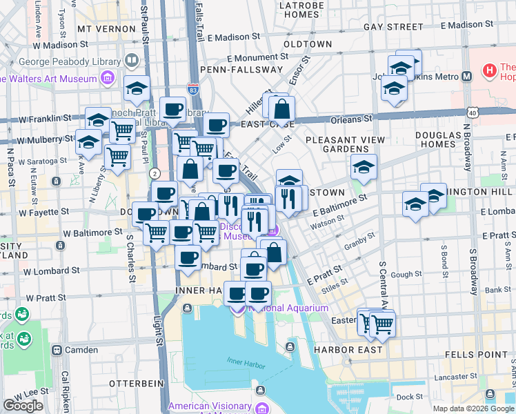 600 East Fayette Street, Baltimore MD - Walk Score