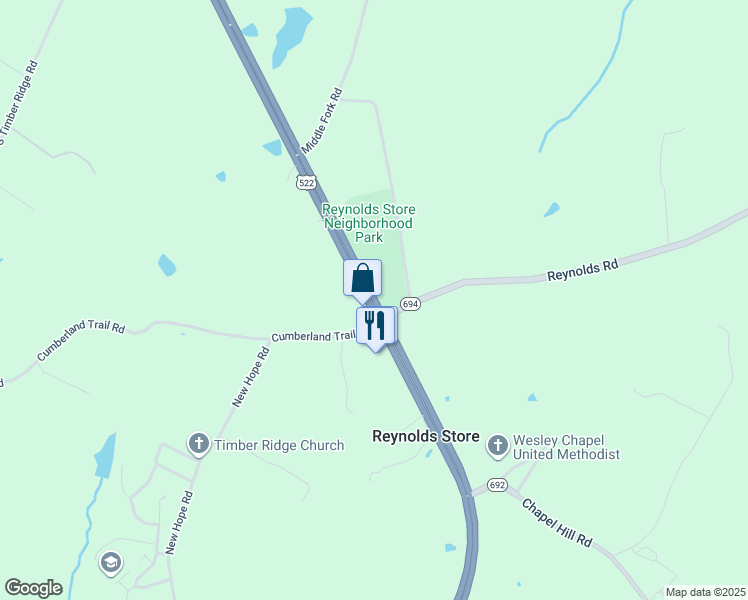 15 Reynolds Road, Cross Junction VA - Walk Score