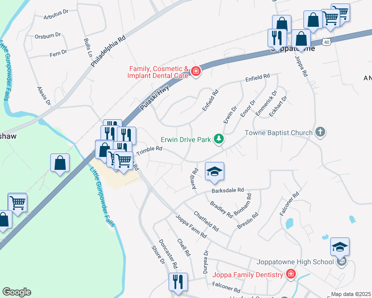 1004 Mariner Road, Joppatowne MD - Walk Score