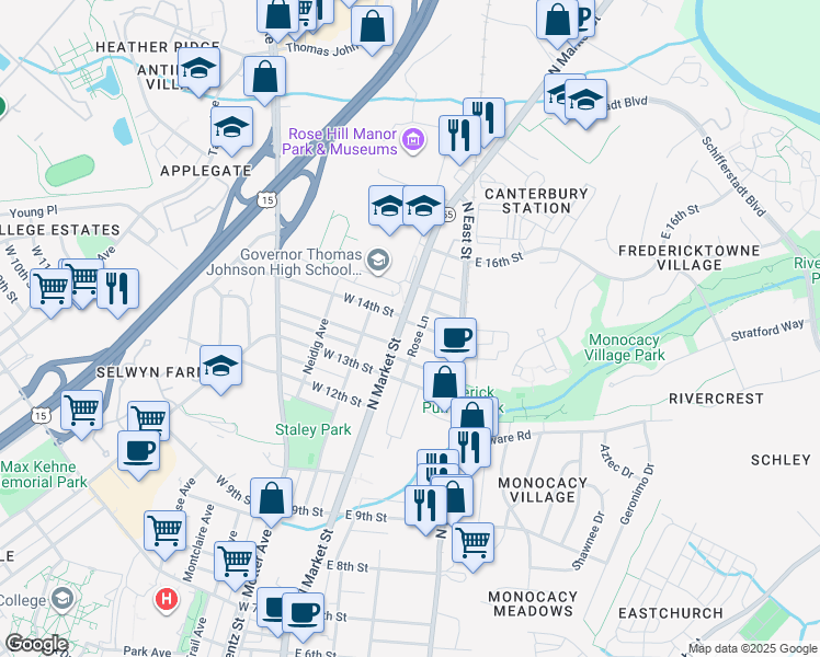 1326 North Market Street, Frederick MD - Walk Score