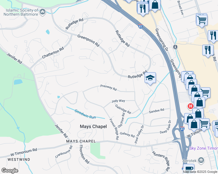 Presway Road, Timonium MD - Walk Score