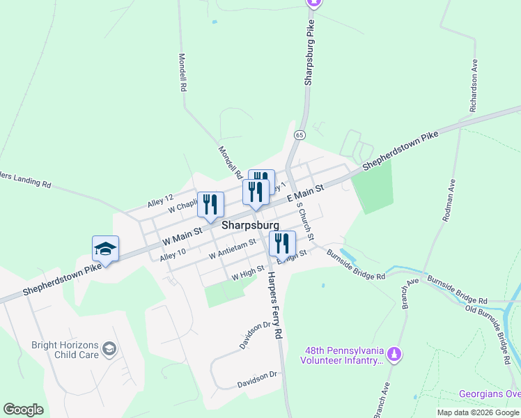 105 East Main Street, Sharpsburg MD - Walk Score