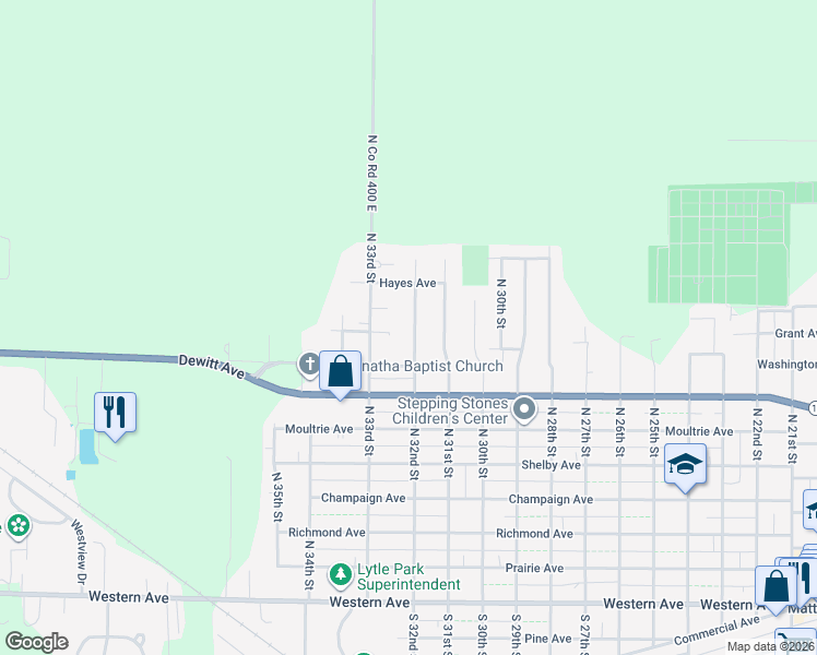 905 North 32nd Street, Mattoon IL - Walk Score