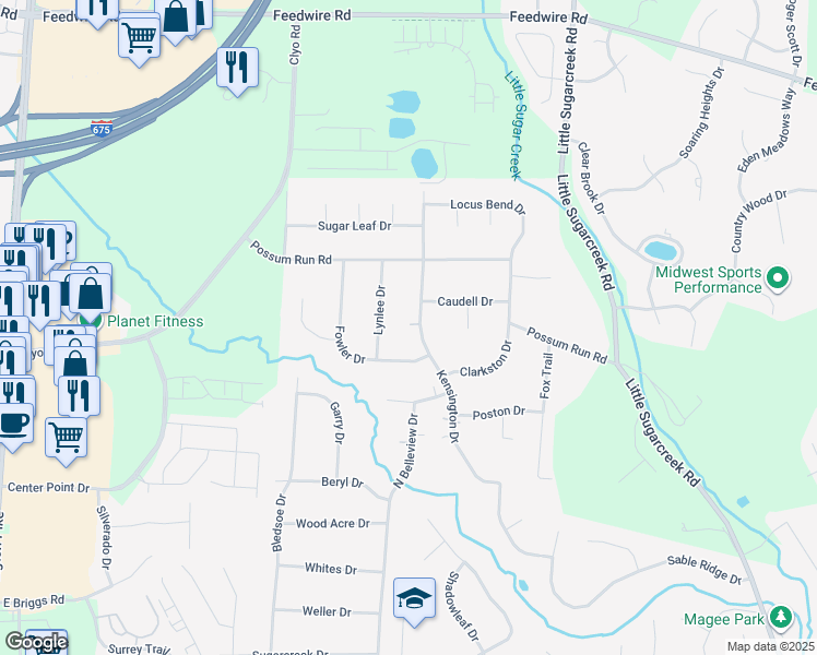 1545 Kensington Dr, Bellbrook OH - Walk Score