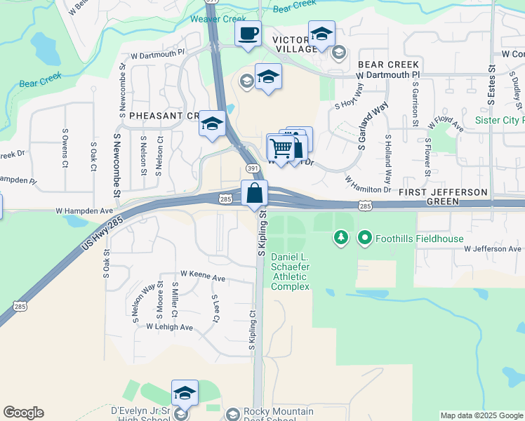 S Kipling St & W Hampden Ave, Littleton CO - Walk Score