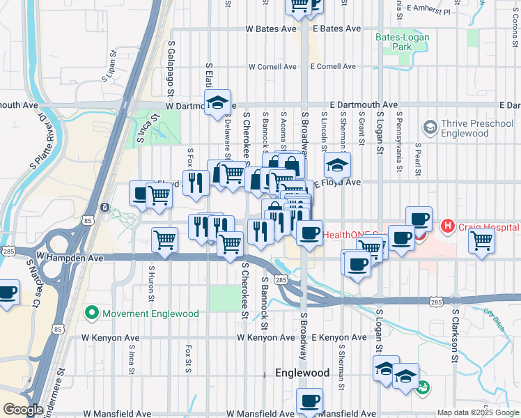 201 Englewood Parkway, Englewood CO - Walk Score