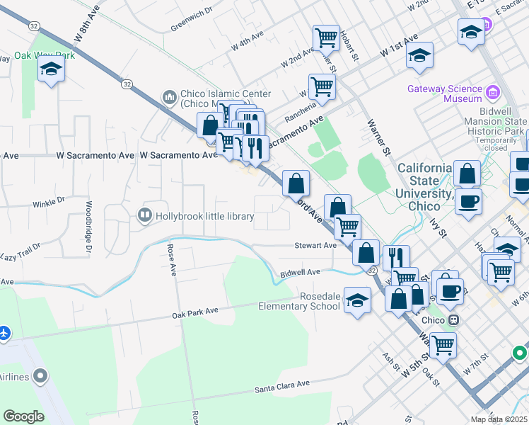 729 Nord Avenue, Chico CA - Walk Score