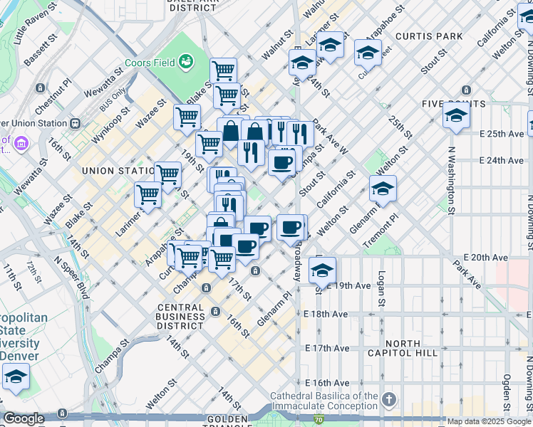 1961 Stout Street, Denver CO - Walk Score