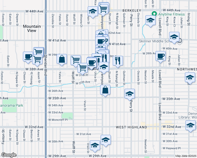 3755 Tennyson Street, Denver CO - Walk Score