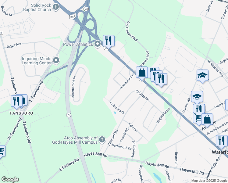37 Pinehurst Drive, Atco NJ - Walk Score
