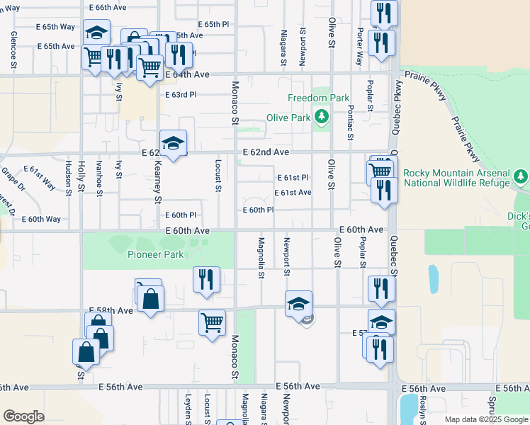 6650 East 60th Place, Commerce City CO - Walk Score