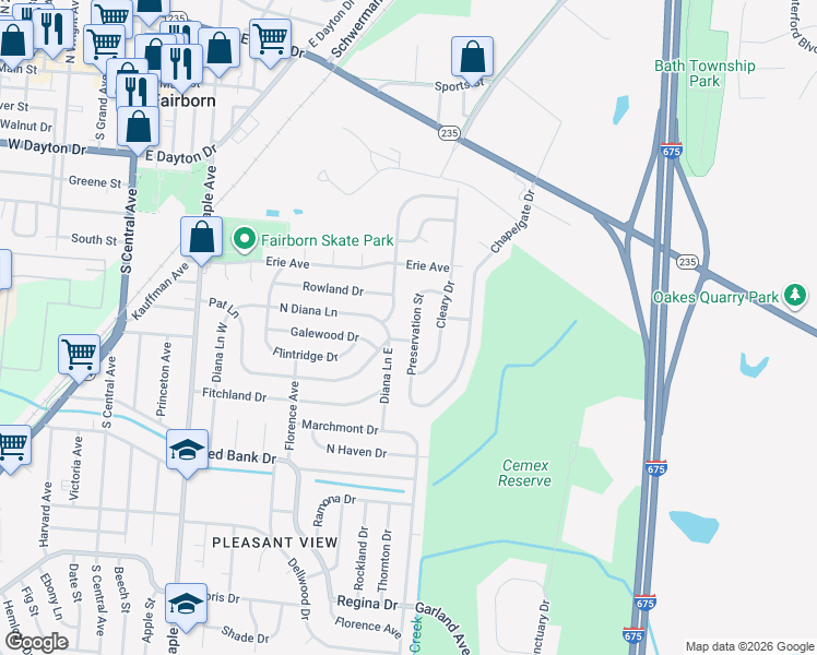 627 Preservation Street, Fairborn OH - Walk Score