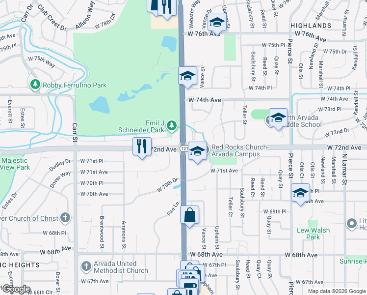 Wadsworth Boulevard & West 72nd Avenue, Arvada CO - Walk Score